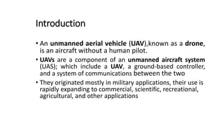Unmanned aerial vehicle | PPTX
