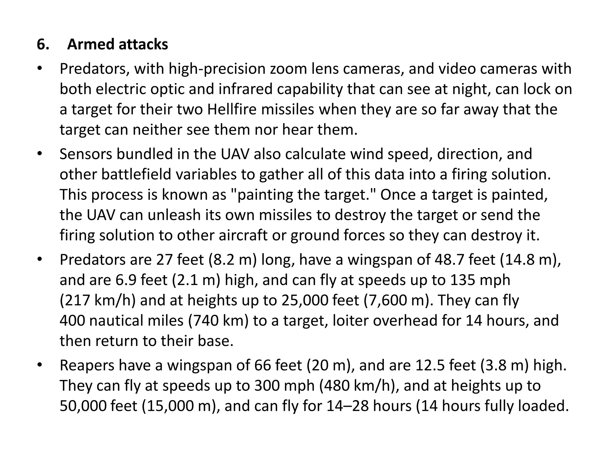 Unmanned aerial vehicles | PPTX