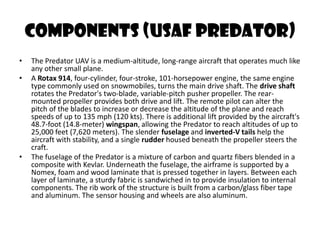 Unmanned aerial vehicles | PPTX