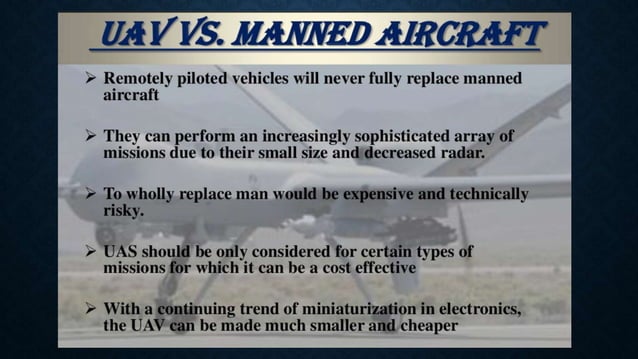 Unmanned aerial vehicle (uav) | PPTX | Technology & Computing