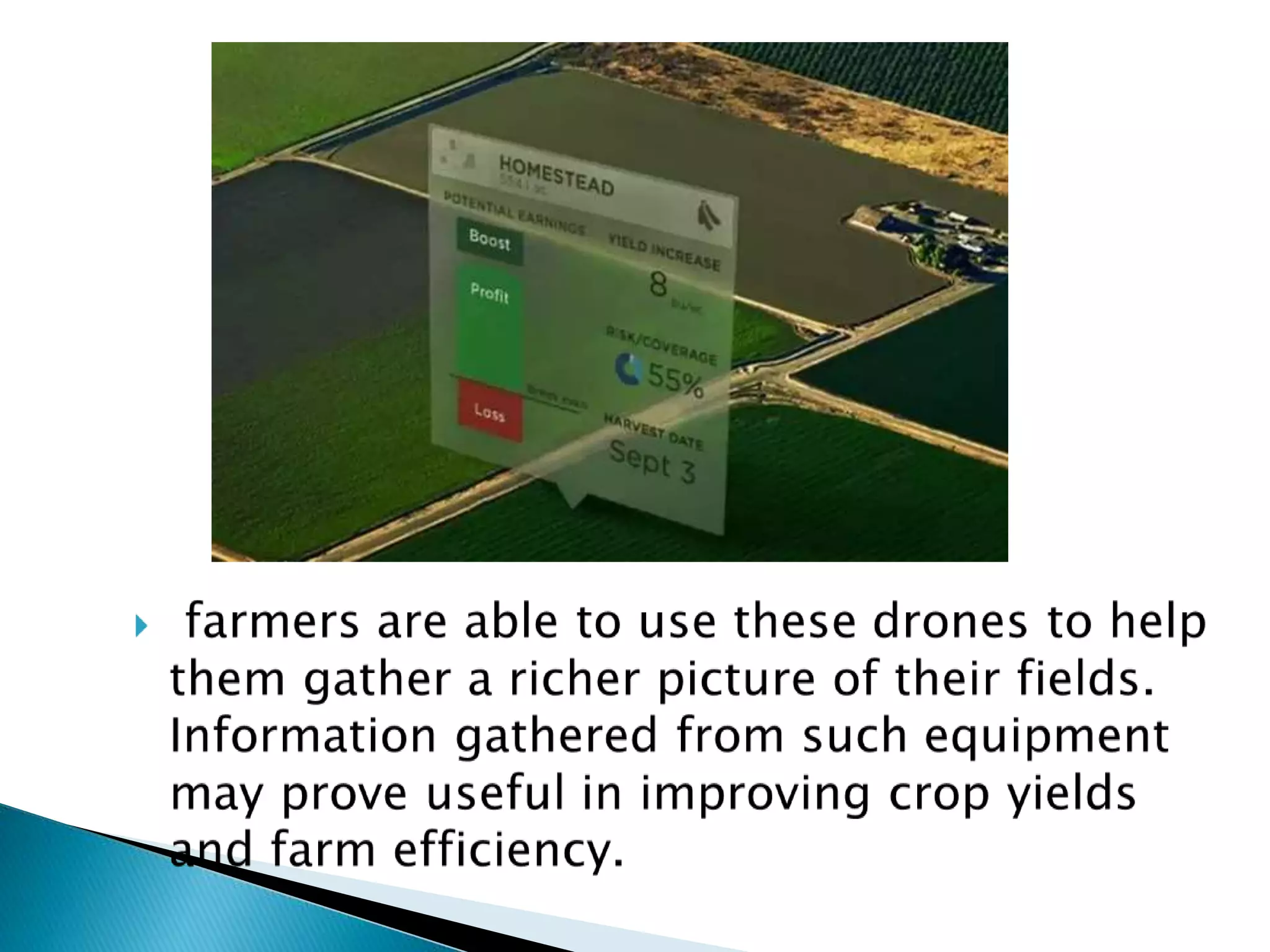 Unmanned ariel vehicles(uav) in agriculture | PPTX | Agriculture ...
