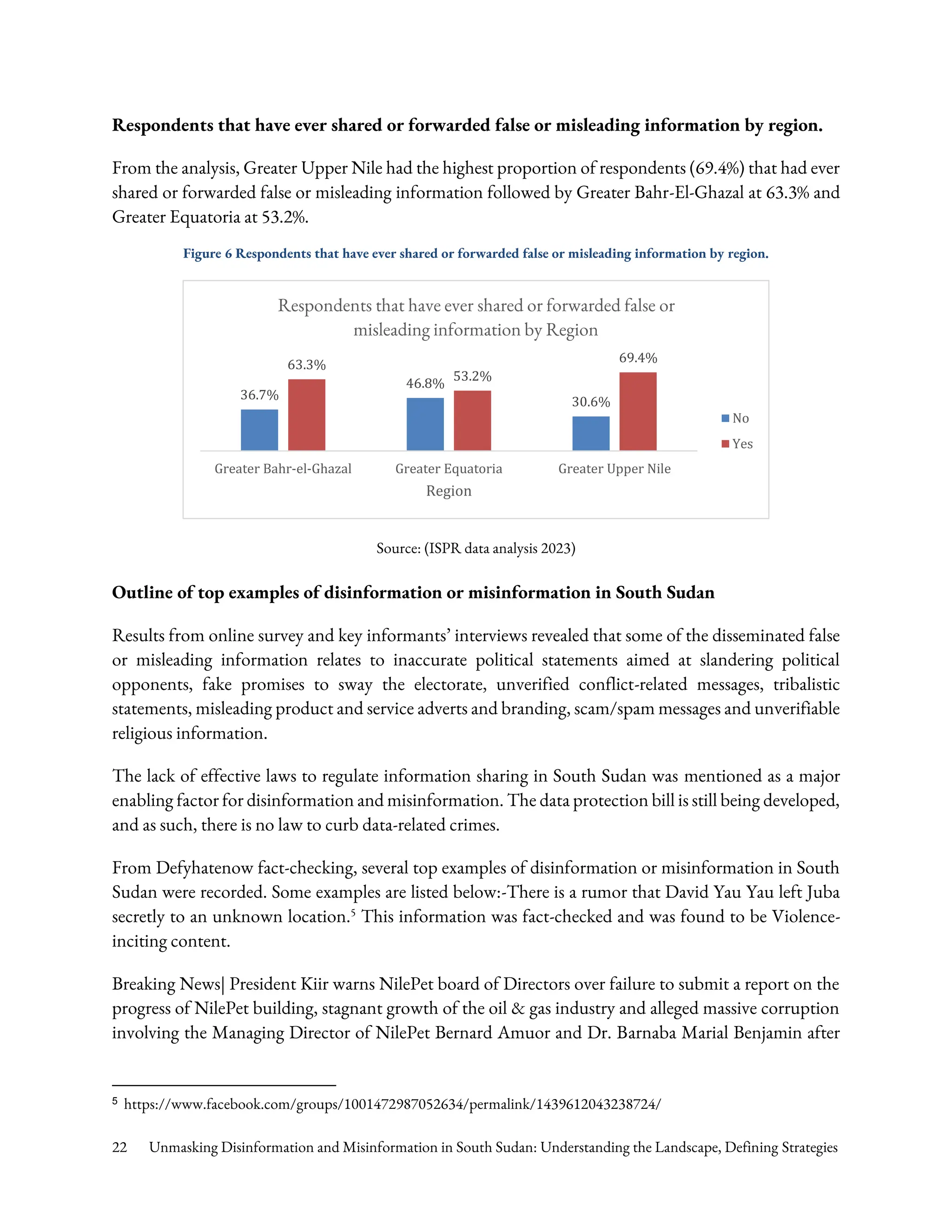 Unmasking Disinformation and Misinformation in South Sudan ...