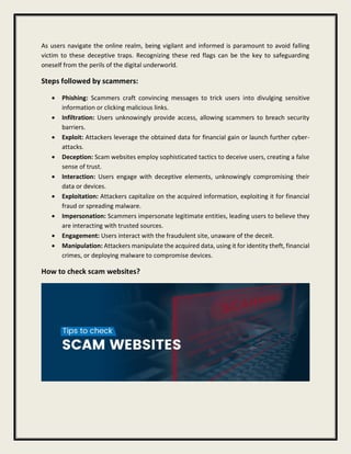 Unmasking Scam Websites: Ways to Safe Surfing | PDF | Antivirus ...