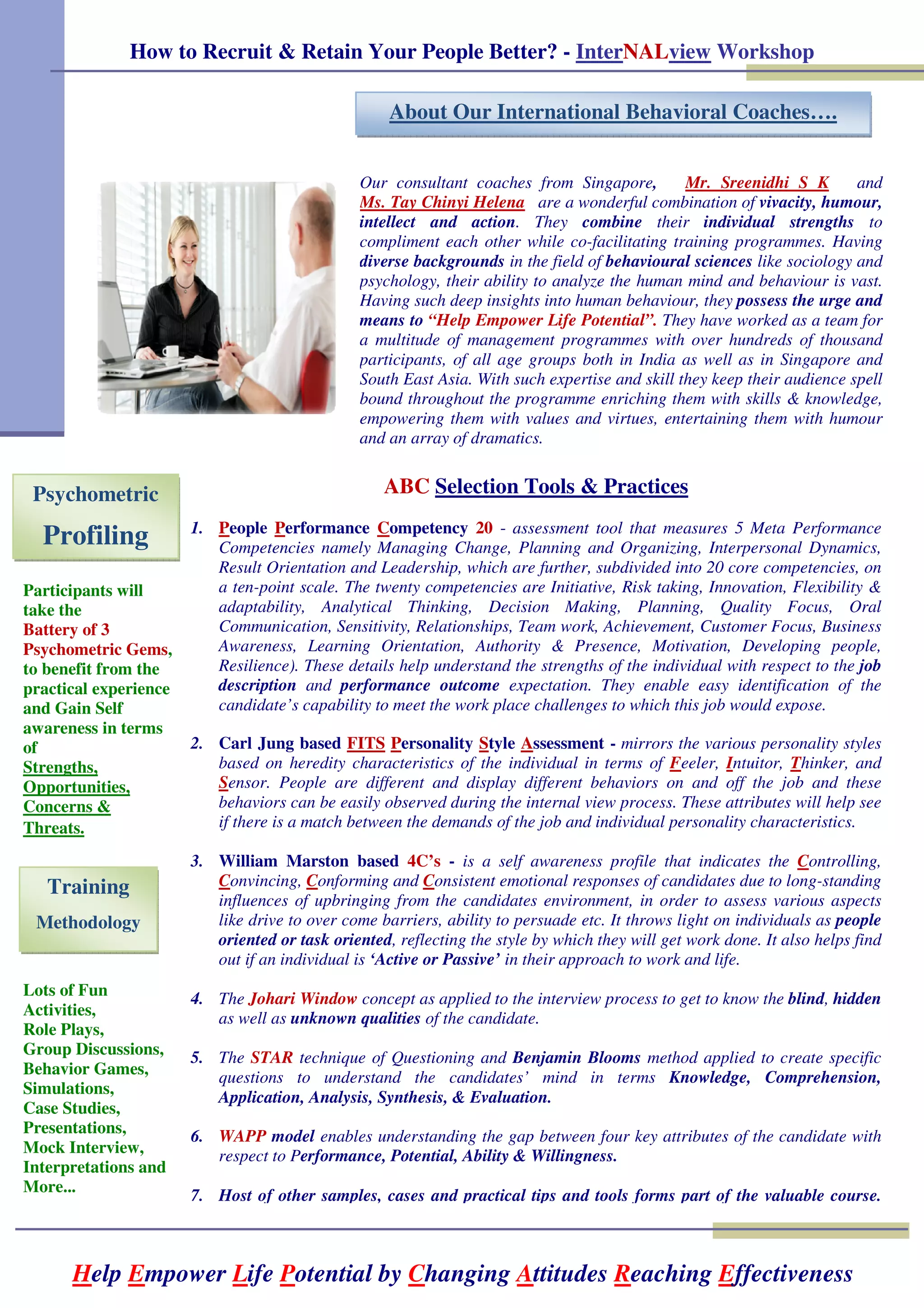 Unmask the ABC's of interview candidates | PDF