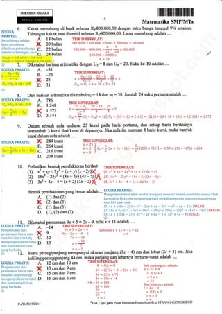 Un mat. smp 2014 paket 1 | PDF