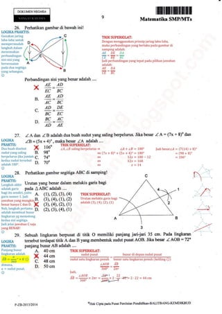 Un mat. smp 2014 paket 1 | PDF
