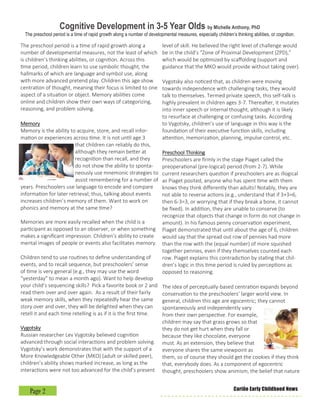 Cariño Early Childhood at UNM 3rd Quarter 2015-2016 Newsletter | PDF