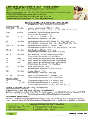 Cariño Early Childhood at UNM 3rd Quarter 2015-2016 Newsletter | PDF