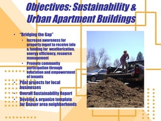 Retrofitting Urban Apartment Buildings: Promoting Sustainable Living | PPT