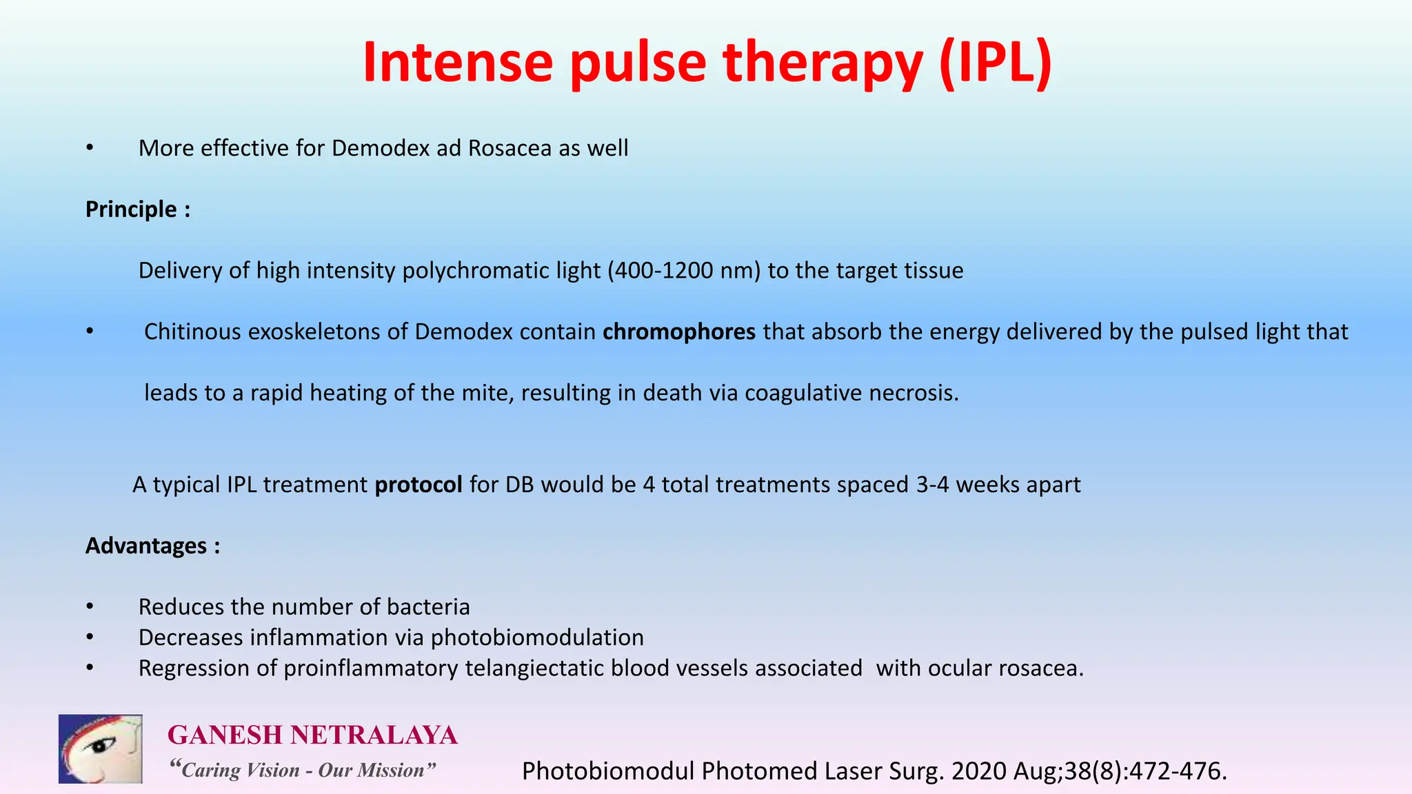 UNMET NEEDS IN THE MANAGEMENT OF DEMODEX BLEPHARITIS.pptx