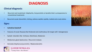 UNMET NEEDS IN THE MANAGEMENT OF DEMODEX BLEPHARITIS.pptx