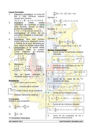 Unmsm teoría aritmetica | PDF