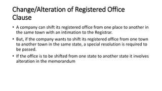 Memorandum of association &article of association | PPTX