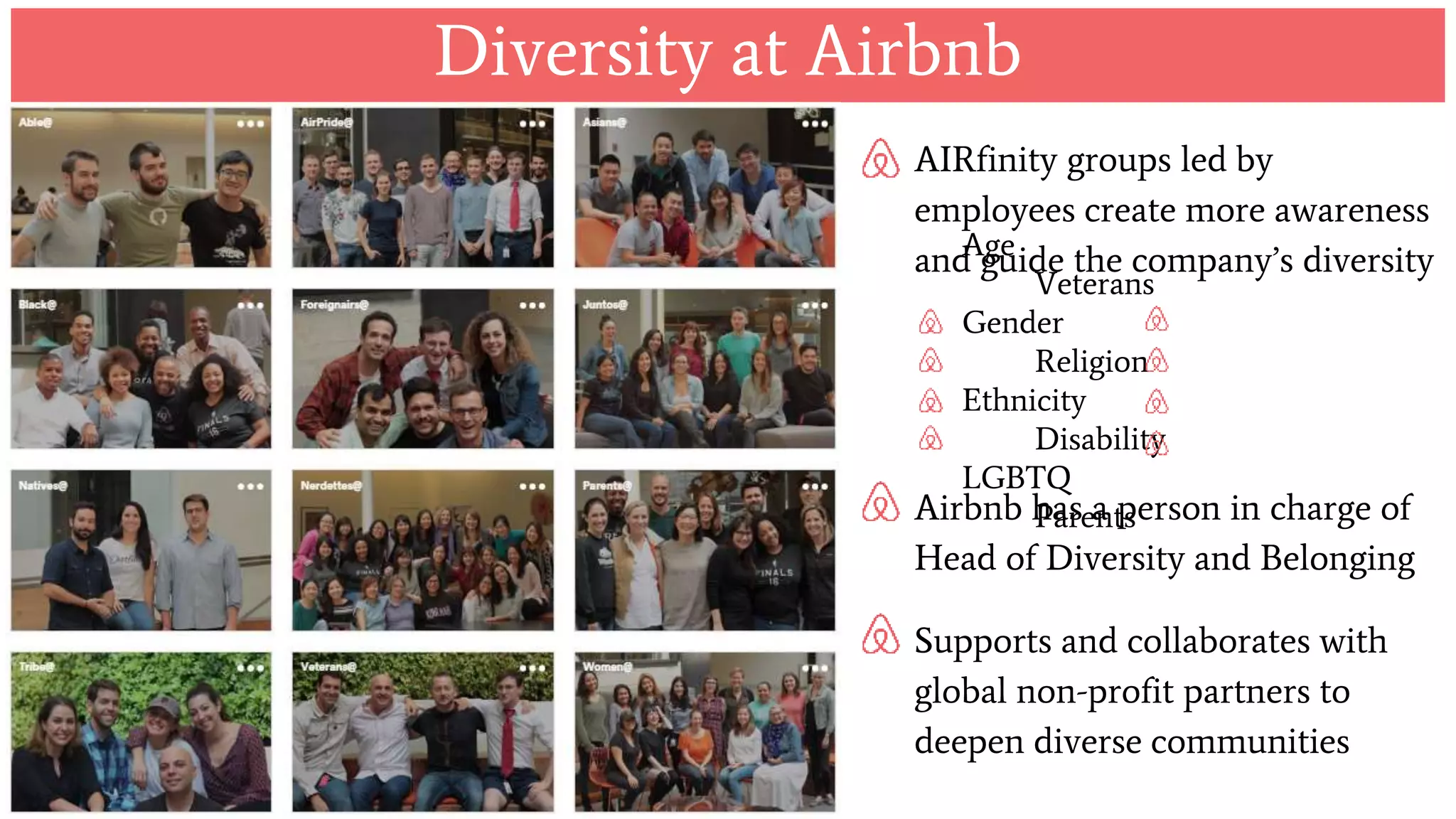 Human Resources Management: Airbnb Diversity & Inclusion Analysis | PPTX