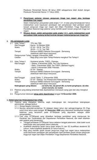 Unnes Cpns 2008 | PDF