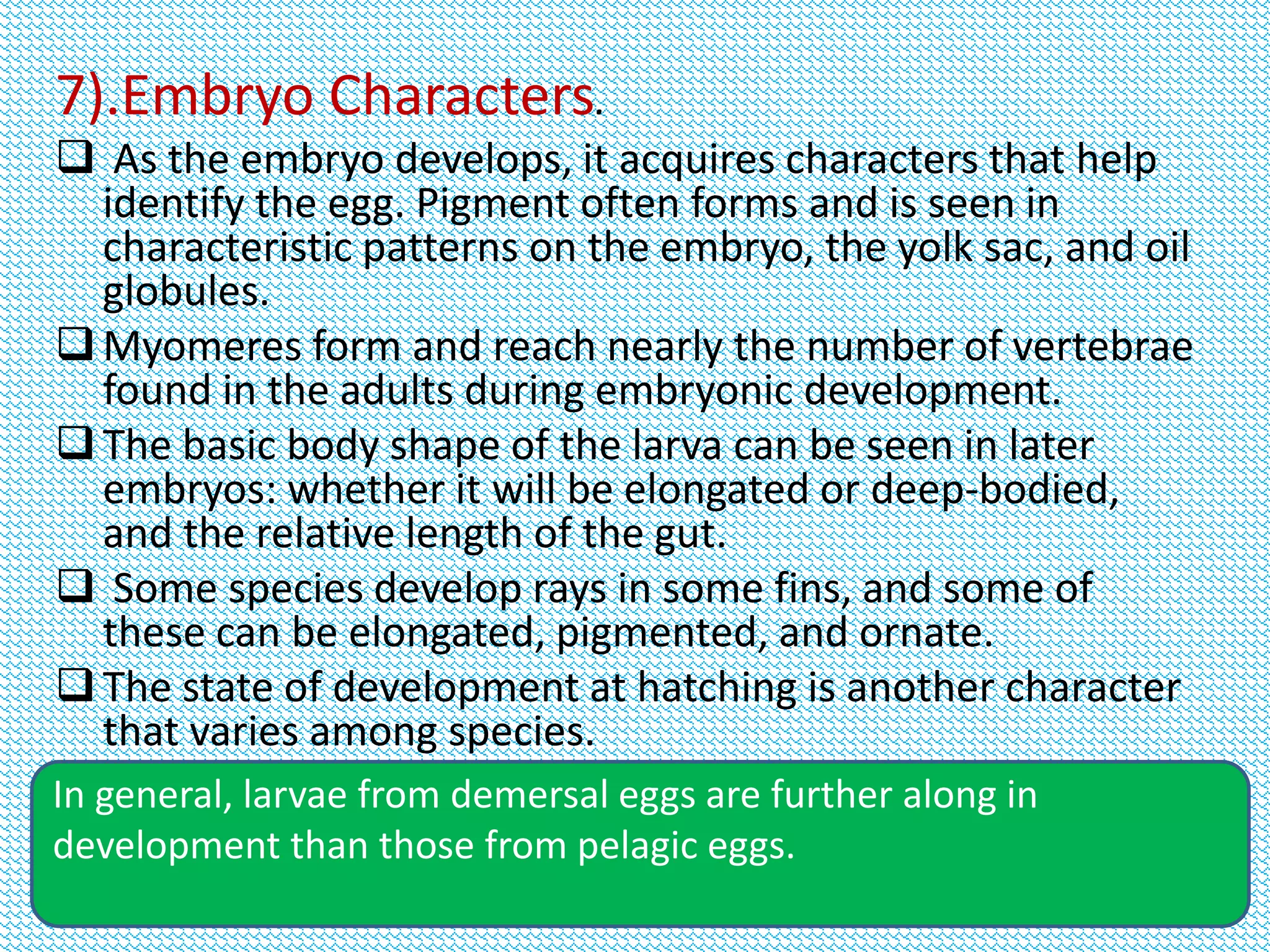 Eggs and larvae identification biology in fin fish | PPTX