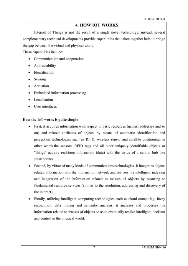 FUTURE OF IOT | PDF