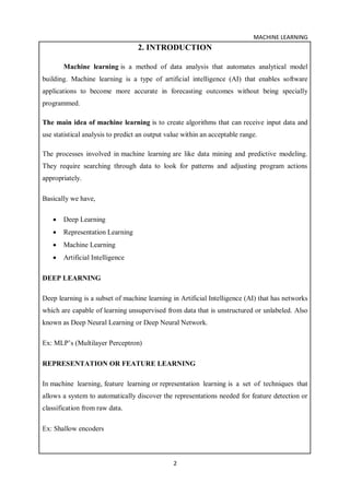 machine learning | PDF