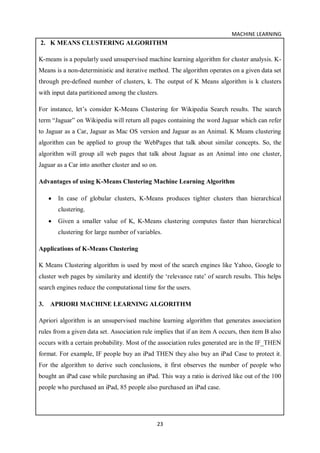 machine learning | PDF