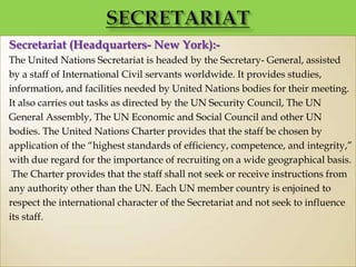 UNITED NATIONS ORGANIZATION- EVERYTHING ABOUT UNITED NATIONS | PPTX