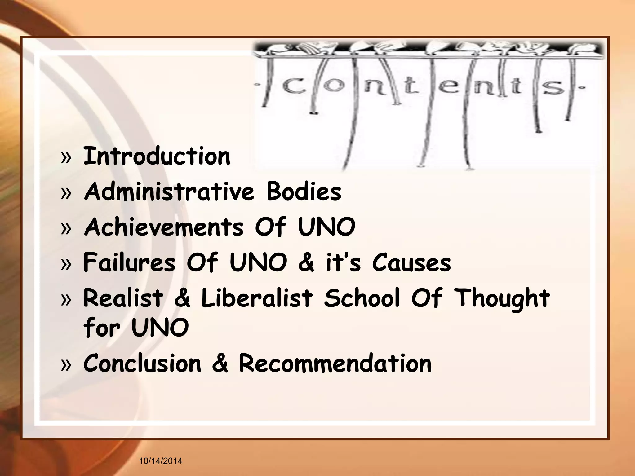 United nations organisation | PPTX