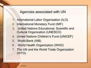 United nations organisation | PPTX