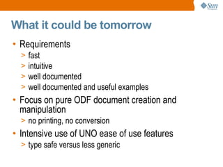 UNO based ODF Toolkit API | ODP | Desktop Publishing | Computer Software and Applications