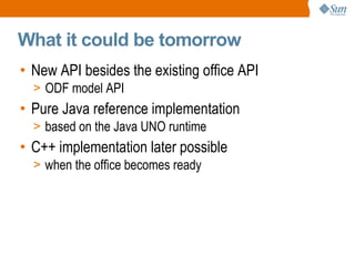 UNO based ODF Toolkit API | ODP | Desktop Publishing | Computer Software and Applications