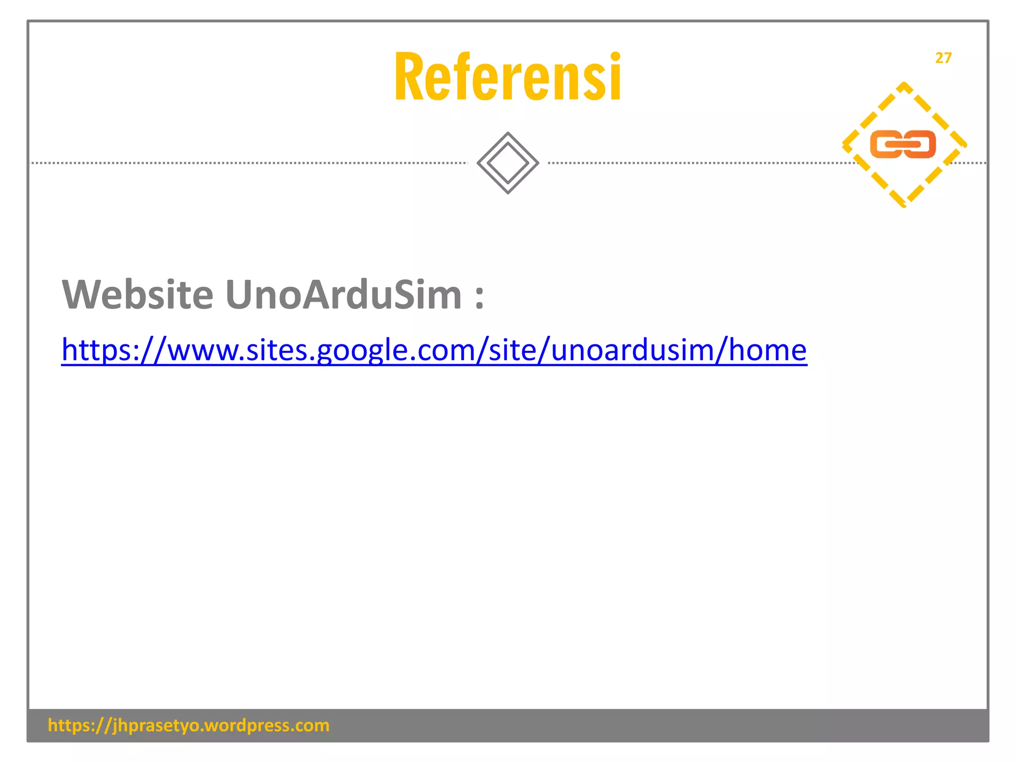Referensi Cepat UnoArduSim | PDF