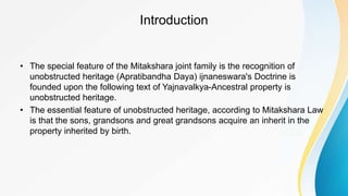 Unobstructed heritage | PPTX