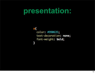 Unobtrusive Javascript - SD.rb 2007 | PPT