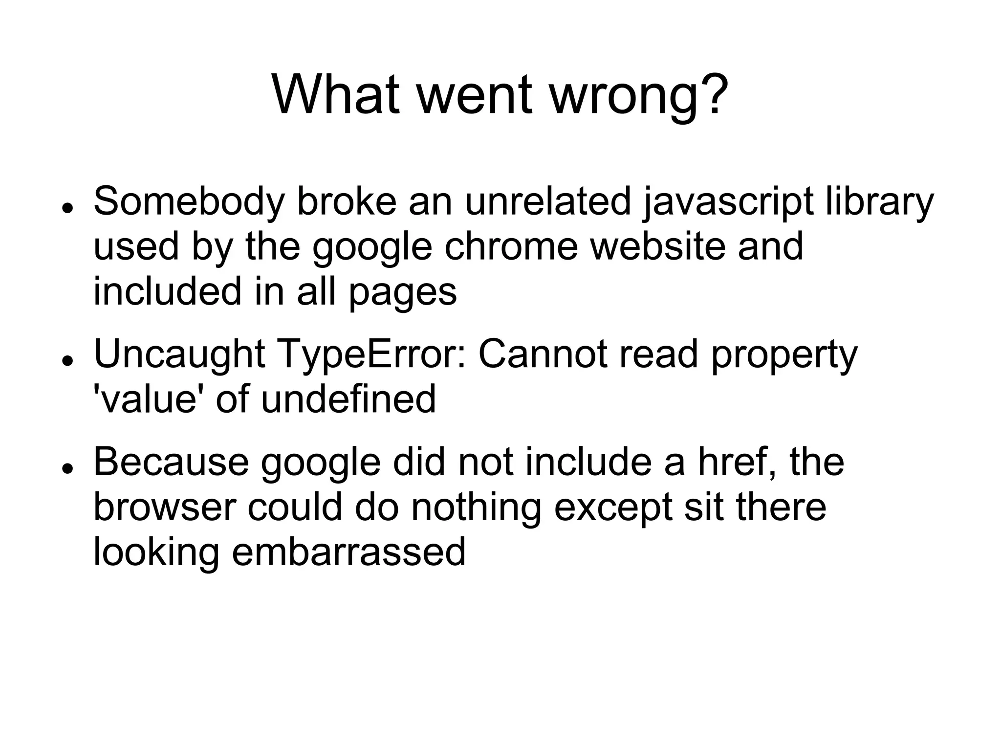 Unobtrusive javascript | PPT