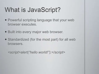 Unobtrusive js | PPTX