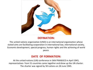 united nation organisation | PPTX | Government Support and Welfare ...