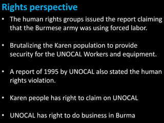 Unocal in Burma | PPT
