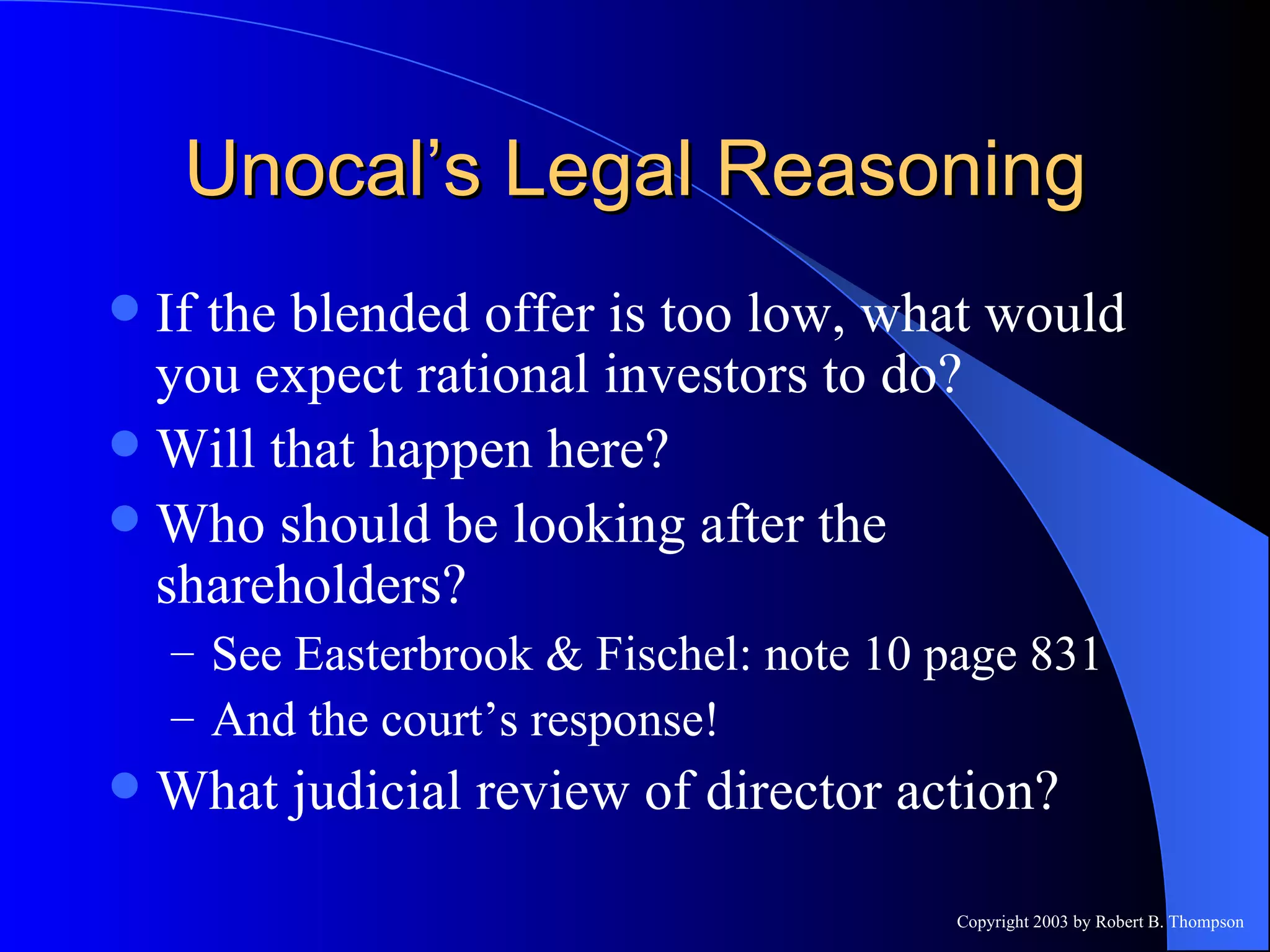 unocal v mesa petroleum | PPT