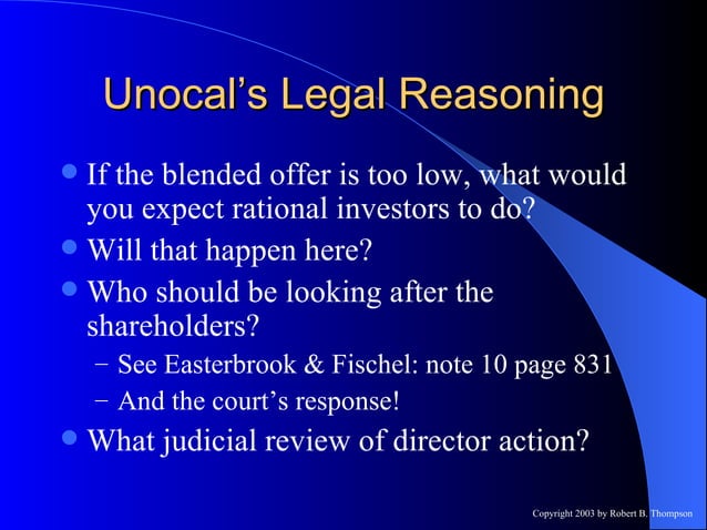 unocal v mesa petroleum | PPT