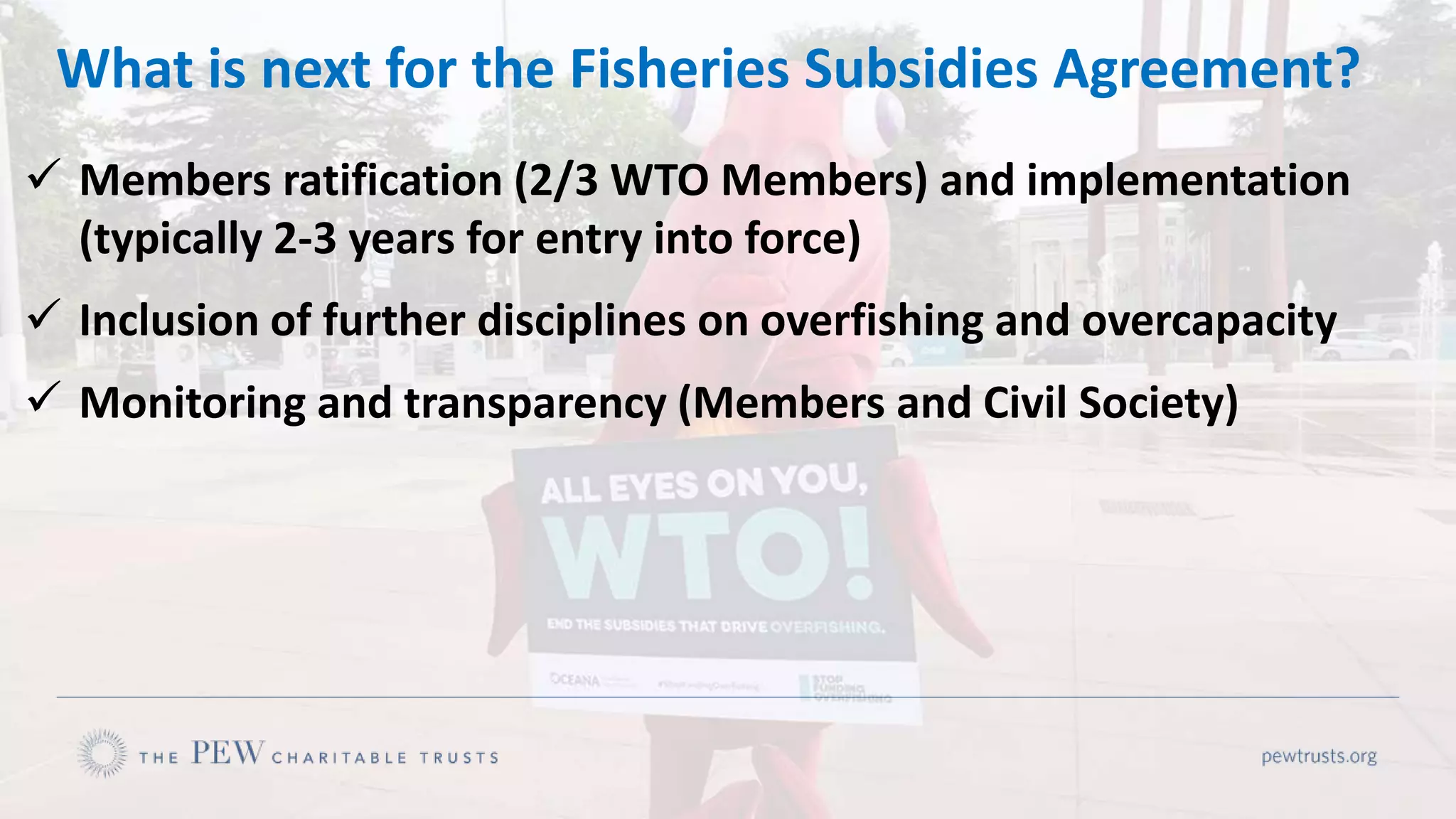 WTO Fisheries Subsidies Agreement | PPTX