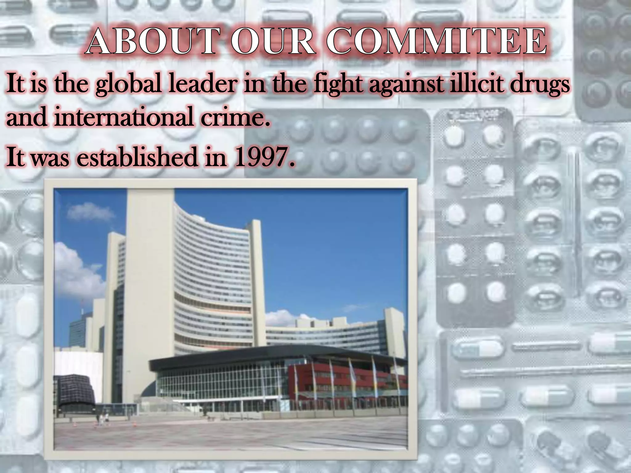 United Nations Office on Drugs and Crime | PPTX