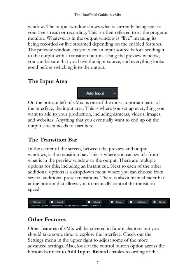 Unofficial guide to vmix by streamgeeks | PDF | Home Entertainment ...