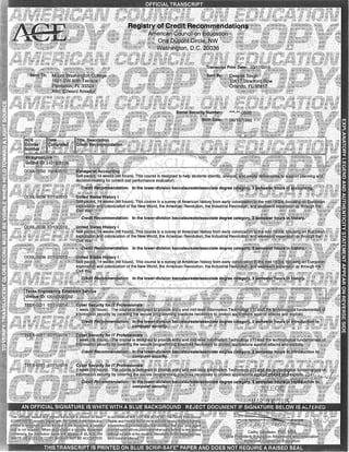 Undergraduate Transcripts of Deepak (Danny) Singh | PDF