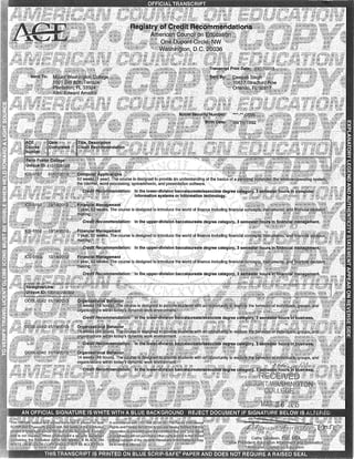 Undergraduate Transcripts of Deepak (Danny) Singh | PDF