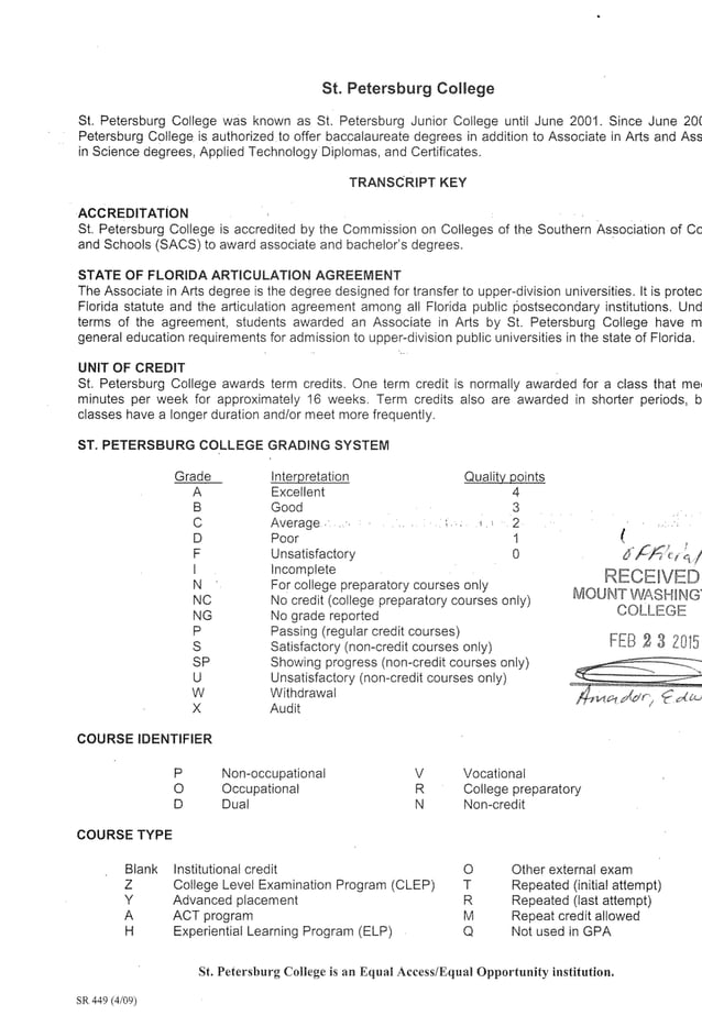 Undergraduate Transcripts of Deepak (Danny) Singh | PDF | Educational Assessment | Education