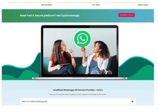unofficial whatsapp api ...