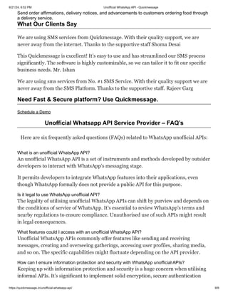 Integrating the WhatsApp Unofficial API: A Comprehensive How-to Guide | PDF
