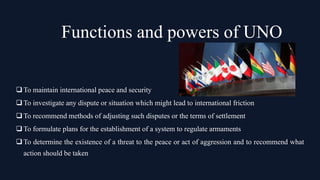 United Nation Organisation An International Organisation | PPT