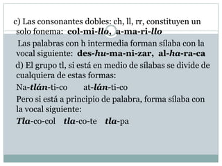 La sílaba | PPTX