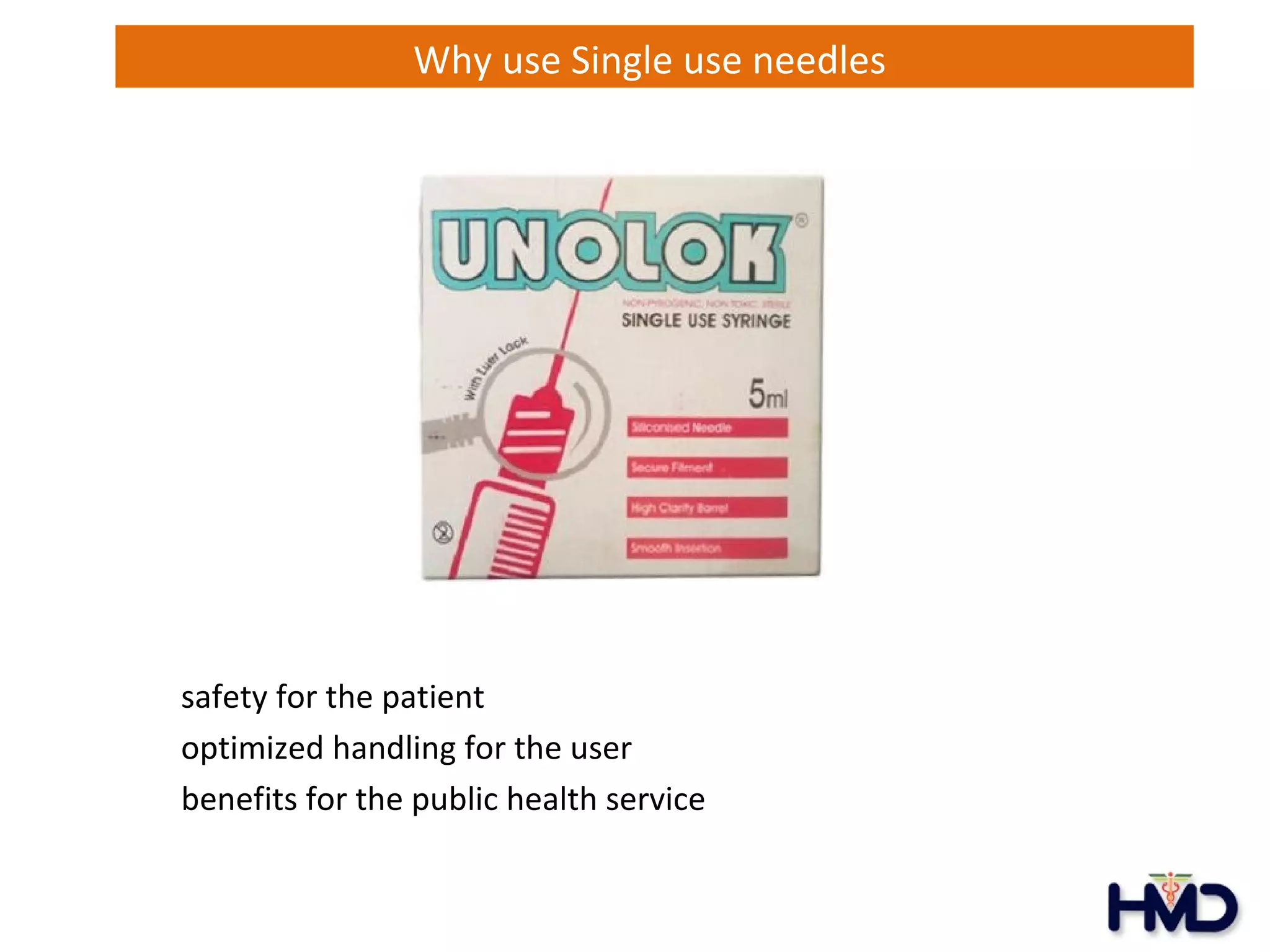 Why Unolok Single Use Needle? | PPT