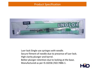 Why Unolok Single Use Needle? | PPT