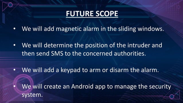 Home Security System Using Arduino And Gsm Ppt
